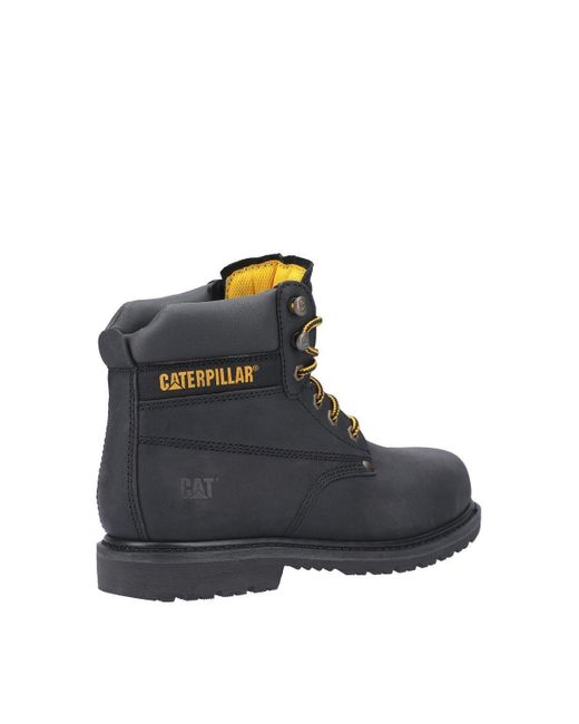 BoohooMAN Caterpillar 'powerplant' Safety Boots in Black for Men | Lyst UK