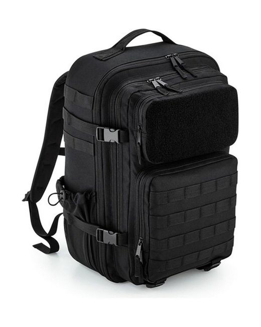 BoohooMAN Bagbase Molle Tactical Backpack in Black for Men | Lyst UK
