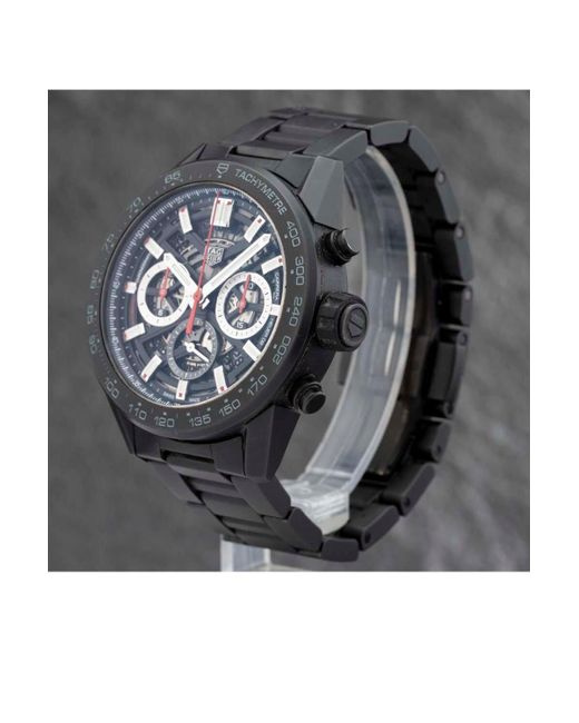 BoohooMAN Tag Heuer Preloved Carrera Watch in Grey for Men | Lyst UK
