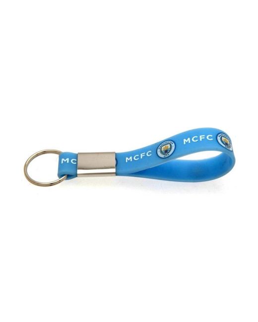 BoohooMAN Manchester City Fc Silicone Keyring in Blue for Men | Lyst UK