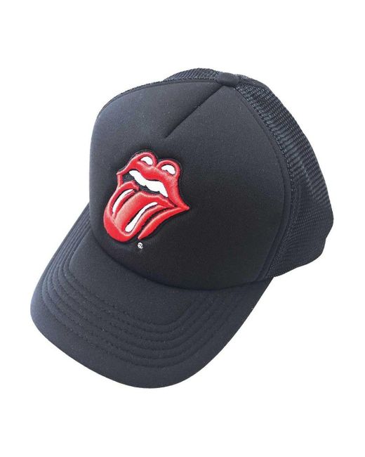 BoohooMAN The Rolling Stones Classic Tongue Baseball Cap in Blue for ...