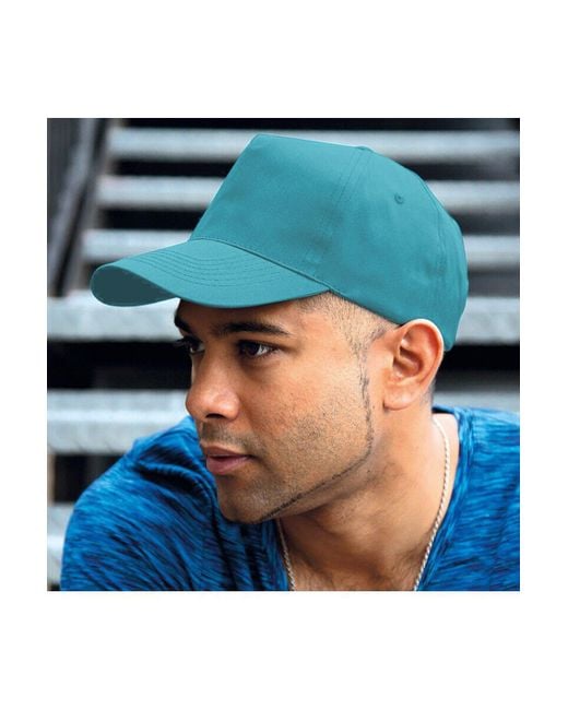 BoohooMAN Result Core Houston 5 Panel Printers Baseball Cap Pack Of 2 in Blue for Men | Lyst UK