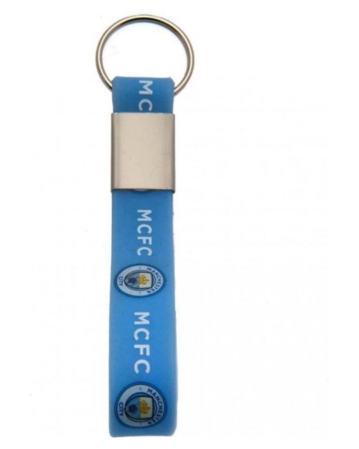 BoohooMAN Manchester City Fc Silicone Keyring in Blue for Men | Lyst UK