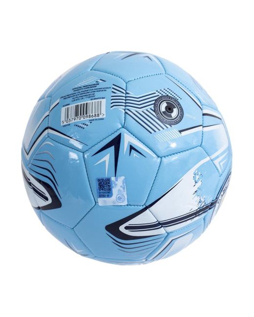 BoohooMAN Manchester City Fc Turbine Print Training Ball in Blue for ...