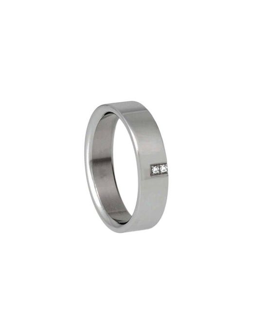 BoohooMAN Storm Eve Xl Diamond Ring in Metallic for Men | Lyst UK