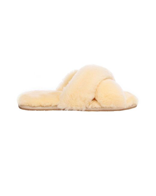 BoohooMAN Dove Crossover Slides in Natural for Men | Lyst UK