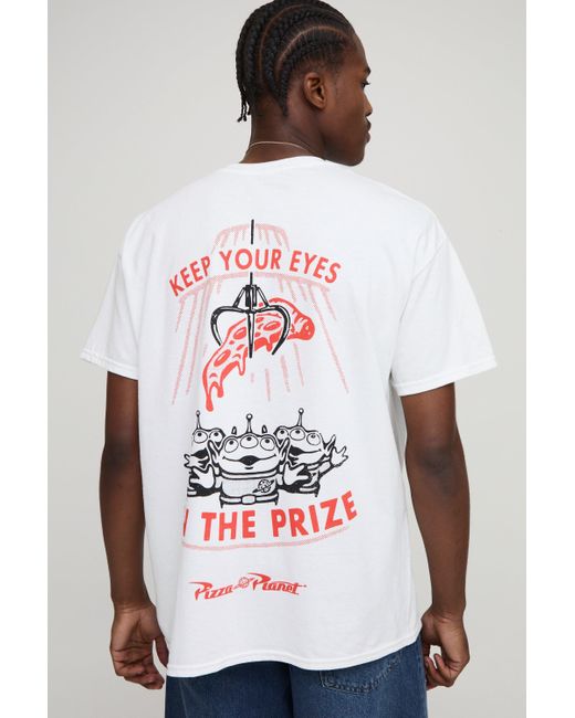 Boohoo Oversized Disney Toy Story License T-Shirt in White | Lyst Canada
