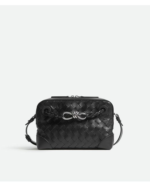 Bottega Veneta Andiamo Zipped Messenger in Black for Men | Lyst Canada