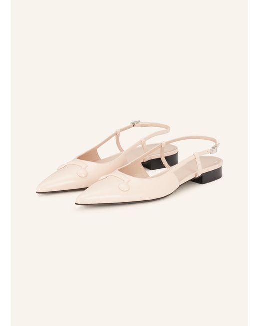 Marni Slingpumps in Natur | Lyst DE