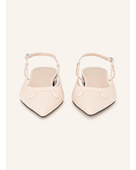 Marni Slingpumps in Natur | Lyst DE