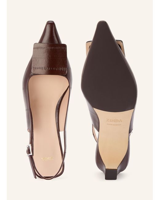 Zinda Slingpumps CANDY in Natur | Lyst DE