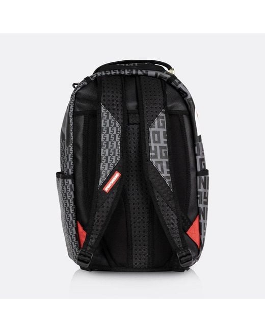 Sprayground & Grey Split Infinity Check Backpack in Black for Men | Lyst