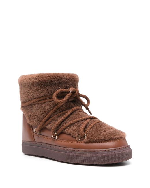 Inuikii Curly Boots in Brown | Lyst