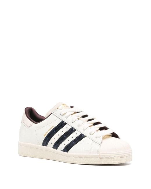 adidas X Wales Bonner Superstar Sneakers in White | Lyst