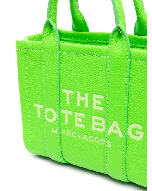 Marc Jacobs Green The Micro Leather Tote Bag | Lyst