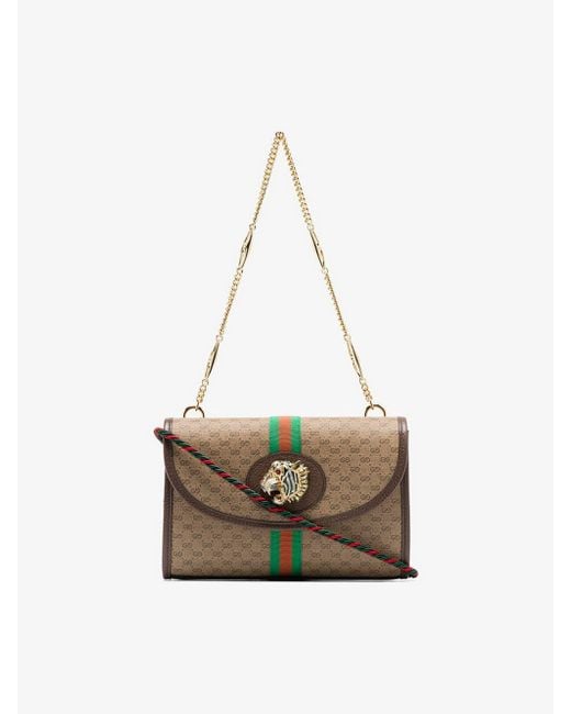 Gucci Rajah Mini Bag In Beige Vintage Canvas | SEMA Data Co-op