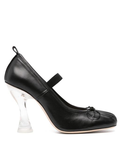 Simone Rocha 115Mm Ballerina Pumps in Black | Lyst UK