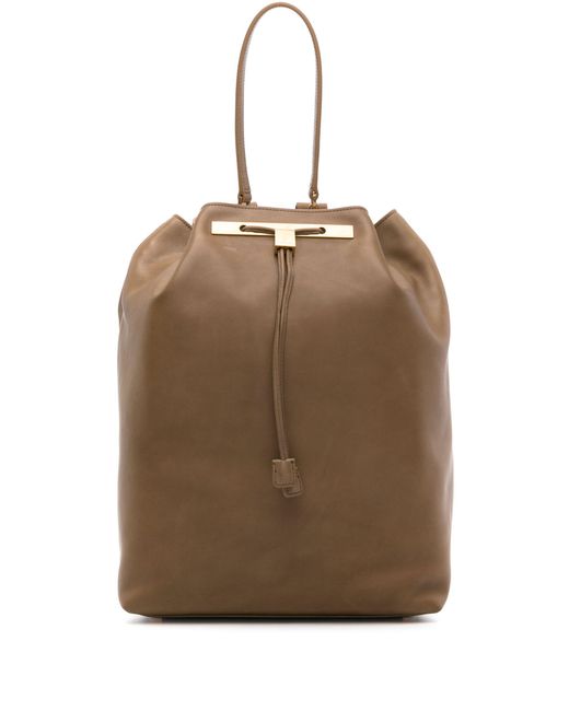 The Row Brown 11 Leather Backpack | Lyst