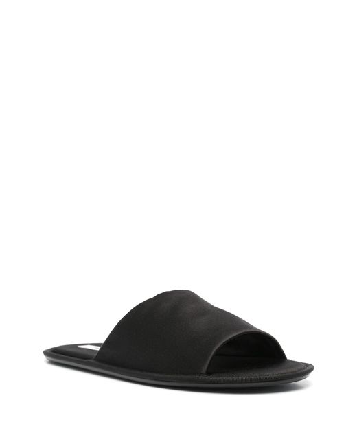The Row Frances Slides in Black | Lyst