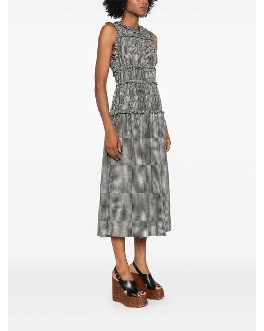 Doen Mallory Dress in Gray | Lyst
