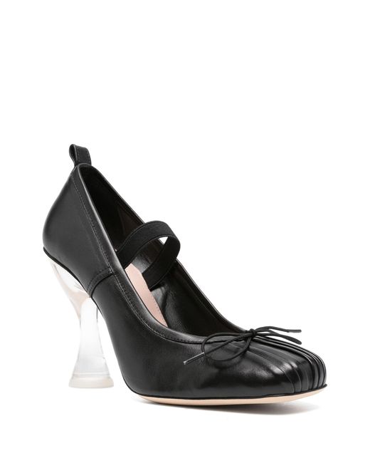 Simone Rocha 115Mm Ballerina Pumps in Black | Lyst