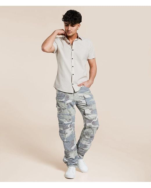 Smoke Rise Retro Camo Cargo Jean in Natural for Men | Lyst