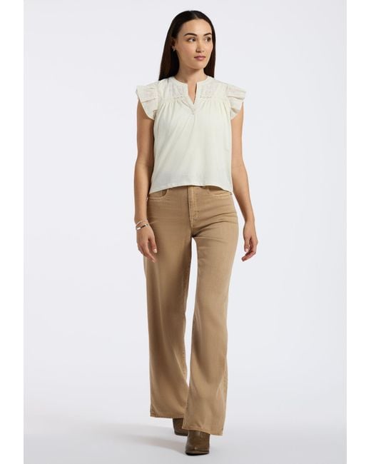 Buffalo David Bitton Buffalo Jeans High Rise Wide Leg Addie Pants ...