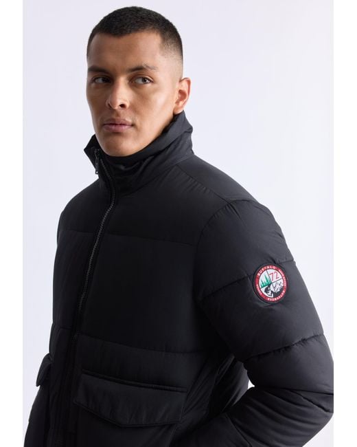 Buffalo David Bitton Buffalo Jeans ' Nate Zip-Up Puffer Jacket With ...