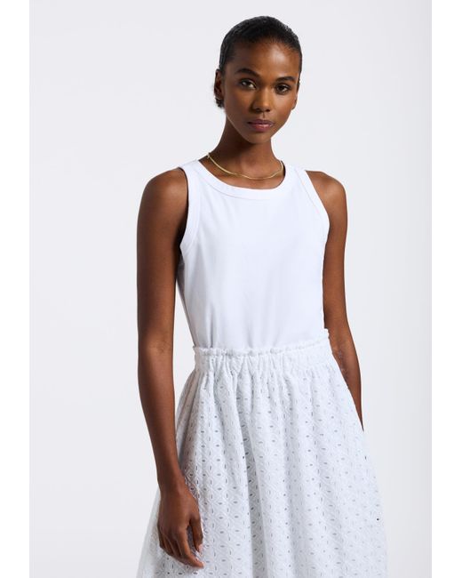Buffalo David Bitton Buffalo Jeans Drea Tank Dress With Eyelet ...