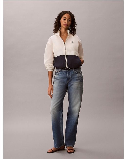 Calvin Klein Calvin Klein Colorblock Essential Windbreaker | Lyst