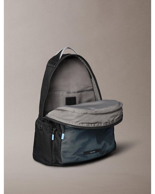 Calvin Klein Mesh Front Round Backpack in Blue for Men | Lyst UK
