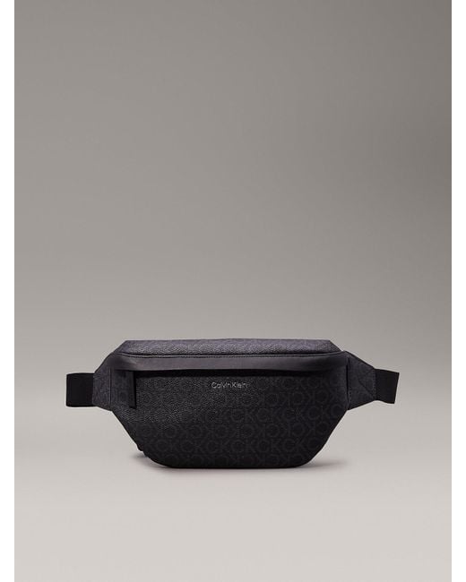 Calvin Klein Logo Bum Bag in Grey for Men Lyst UK