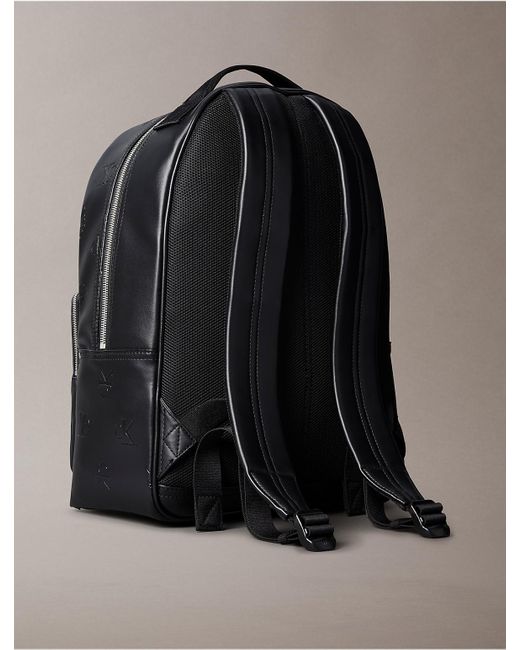 Calvin Klein Allover Monogram Backpack in Black for Men | Lyst