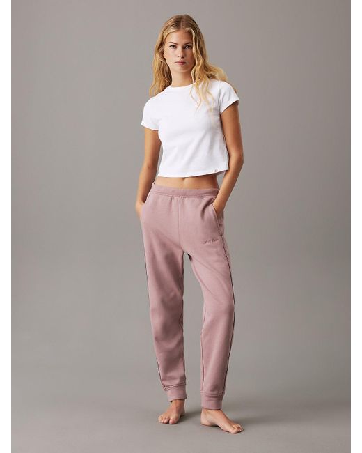 Calvin klein pink lounge joggers store