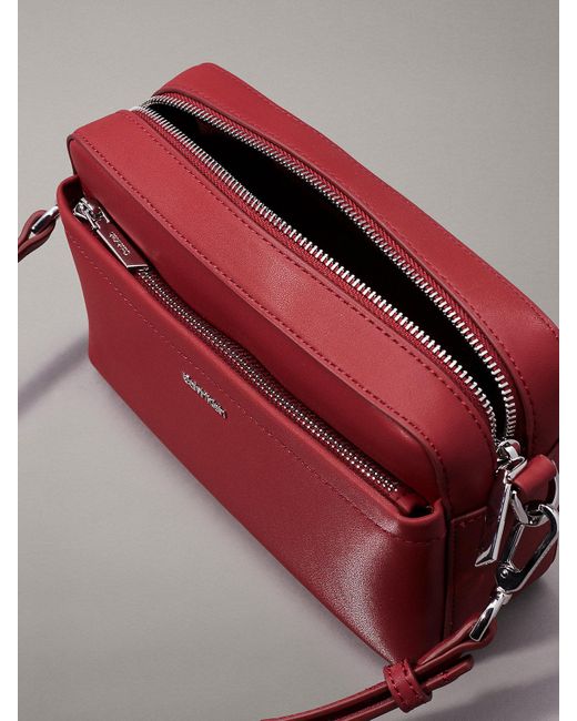 Calvin Klein Crossbody Bag in Red | Lyst UK