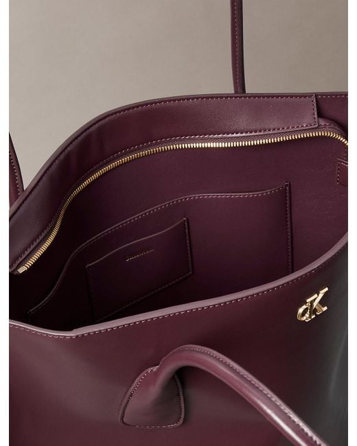 Calvin Klein Monogram Logo Hardware Tote Bag | Lyst UK