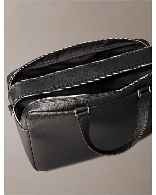 Calvin Klein Micro Pebble Commuter Bag in Black for Men | Lyst