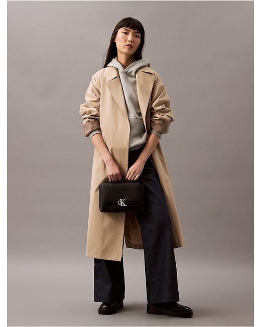 Calvin Klein Calvin Klein Archive Hardware Boxy Crossbody Bag in Gray ...