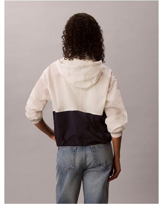 Calvin Klein Calvin Klein Colorblock Essential Windbreaker | Lyst