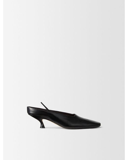 Calvin Klein Anna Leather Mule in White | Lyst UK