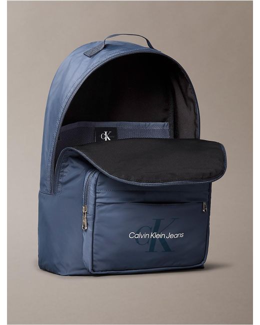 Calvin Klein Laptop Backpack in Blue for Men | Lyst