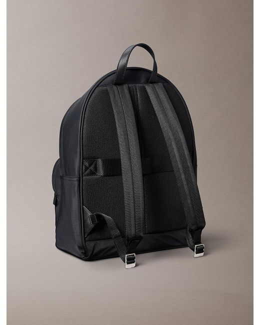 Calvin Klein Matte Nylon Backpack in Black for Men | Lyst UK