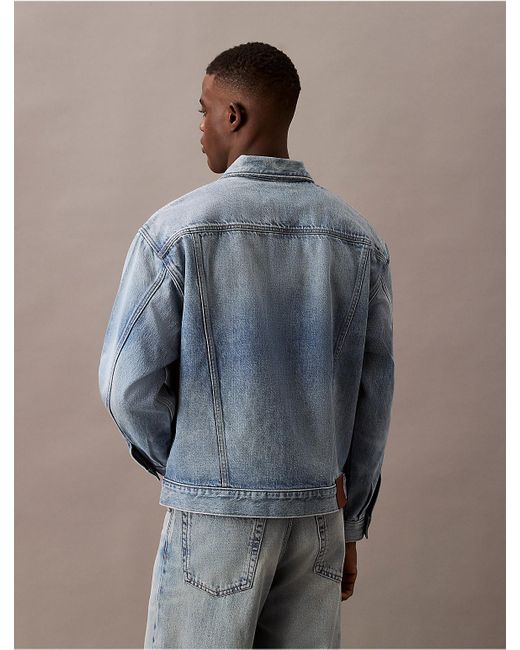 Calvin Klein Calvin Klein 90S Selvedge Trucker Jacket in Blue for Men ...