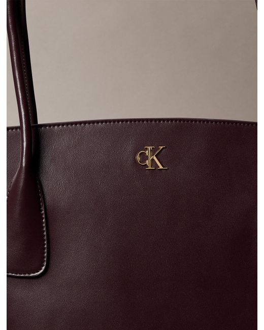 Calvin Klein Monogram Logo Hardware Tote Bag | Lyst UK