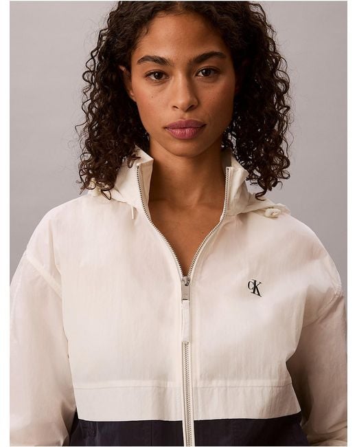 Calvin Klein Calvin Klein Colorblock Essential Windbreaker | Lyst