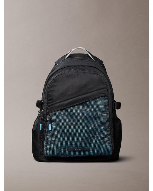 Calvin Klein Mesh Front Round Backpack in Blue for Men | Lyst UK