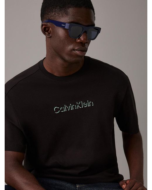 Calvin Klein Modified Rectangle Sunglasses Ck24510s in Blue for Men ...