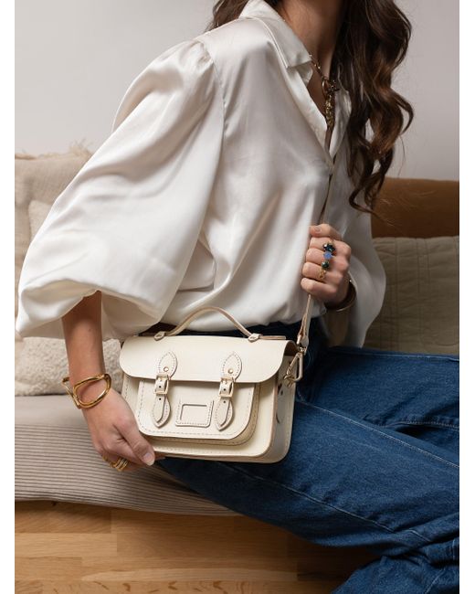 Cambridge Satchel Company The Mini in Natural | Lyst