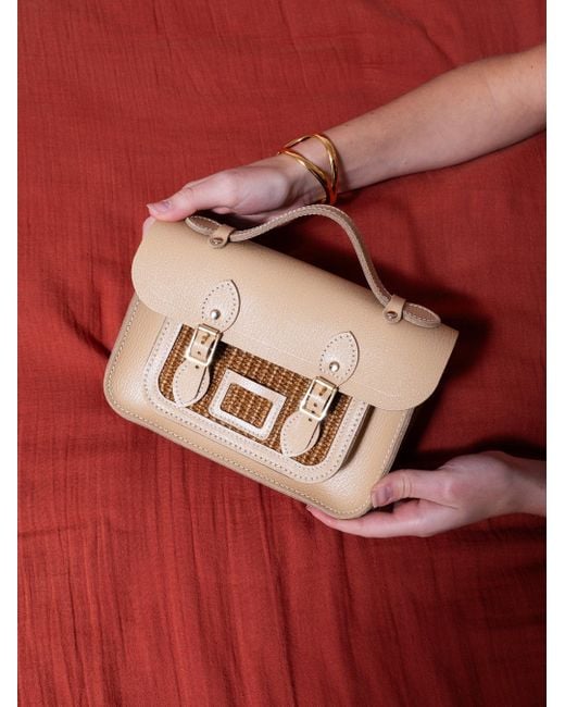 Cambridge Satchel Company The Mini in Natural | Lyst