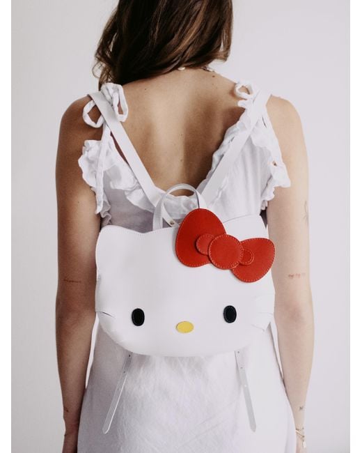 Cambridge Satchel Company The Hello Kitty Face Backpack in Red | Lyst